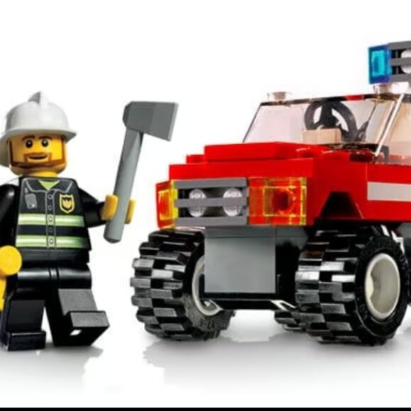 Lego | Toys | Lego Fire Car Set 724 | Poshmark